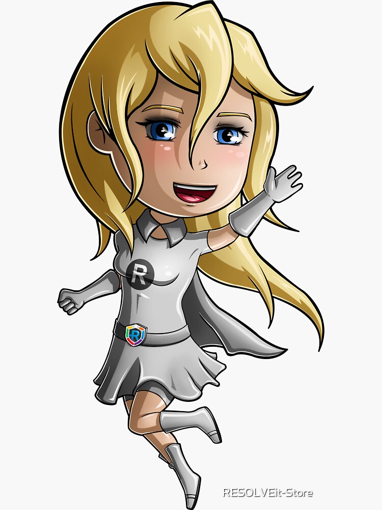"RESOLVEit - Respect Chibi" Sticker for Sale by RESOLVEit-Store | Redbubble