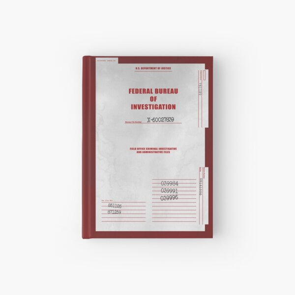 "X-Files Folder Cover" Journal for Sale by sculldog | Redbubble