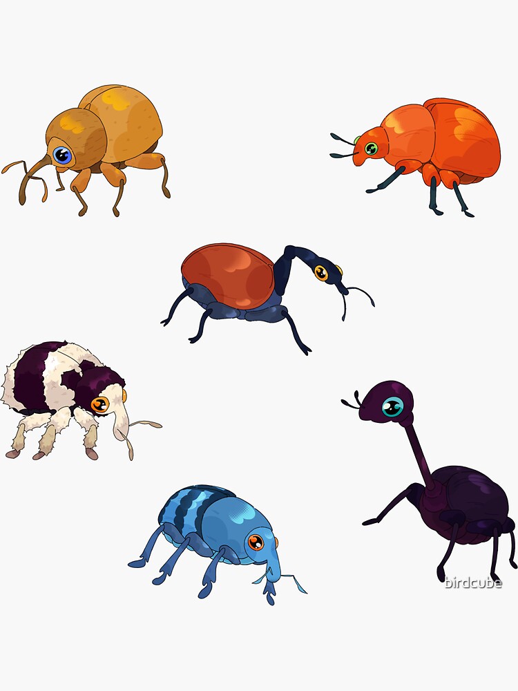 "IT'S WEEVIL TIME!" Sticker for Sale by birdcube | Redbubble