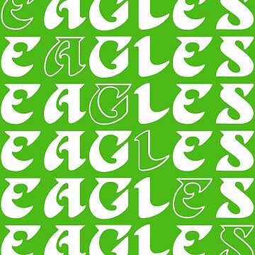 "Philadelphia Eagles Vintage Font" Poster for Sale by FloopyKnoopers ...