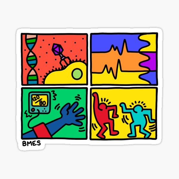 "BMES Rumpus" Sticker for Sale by Emily Hearty | Redbubble