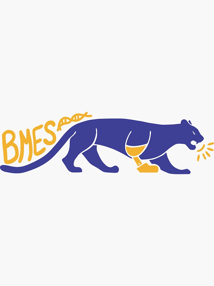 "BMES Panther" Sticker for Sale by HeartworkShop | Redbubble