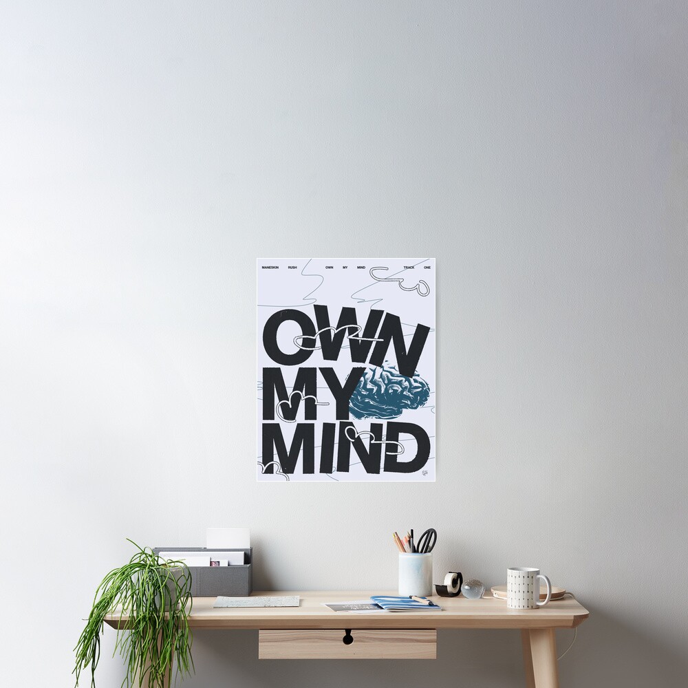 "Måneskin Own My Mind Print" Poster for Sale by planetjuniper | Redbubble