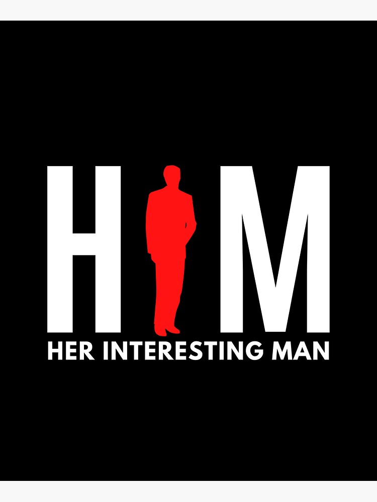 "Gender Identity | HIM Acronym | Her Interesting Man (Red)" Sticker for ...