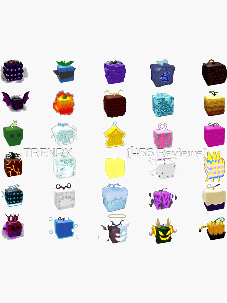 "blox fruits, blox fruits fruits " Sticker for Sale by YesSiiir | Redbubble
