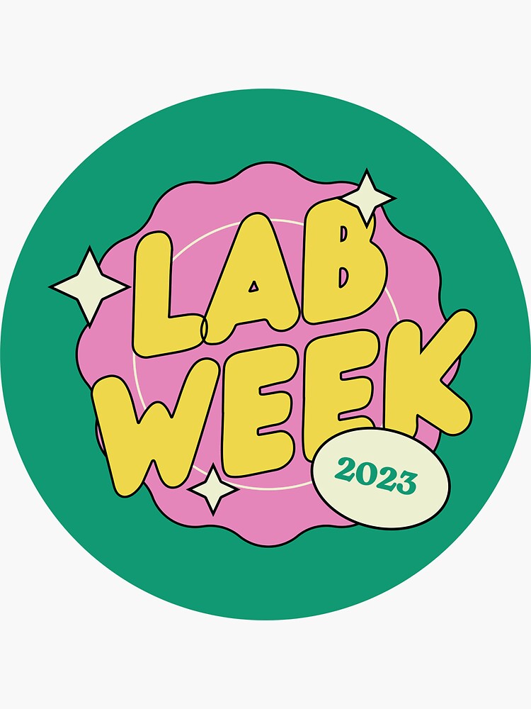 "Lab Week 2023 Gift (Retro Design)" Sticker for Sale by slographics ...