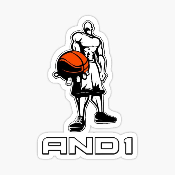 "AND1 - Streetballer 1990s" Sticker for Sale by SINONTINs | Redbubble