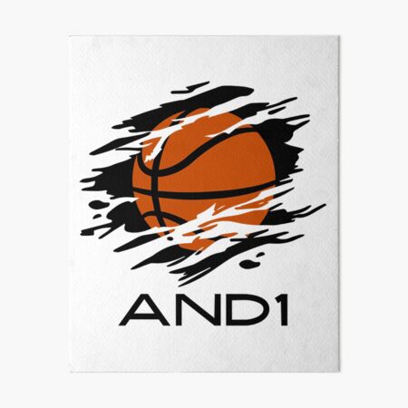 "AND1 Basketball Logo Tank Top for White and Light Backgrounds" Art ...