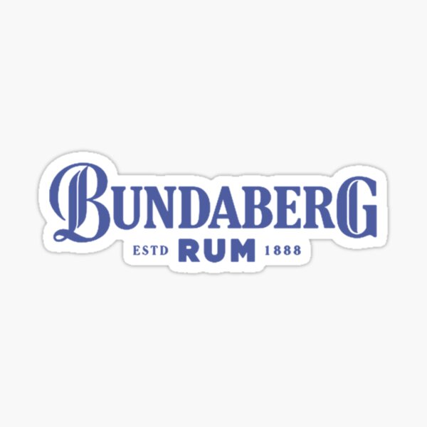 "Bundaberg Rum Design " Sticker for Sale by RanaSprouseyobk | Redbubble