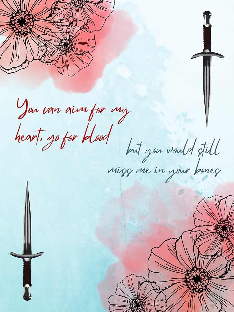 "The Poppy War x My Tears Ricochet Quote" Sticker for Sale by Amy-ARMY ...