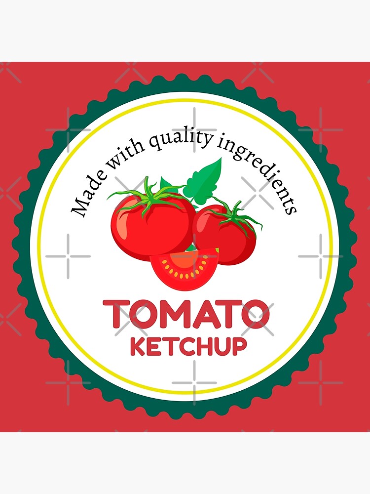 "Tomato Ketchup Label" Art Board Print for Sale by Magia Design | Redbubble