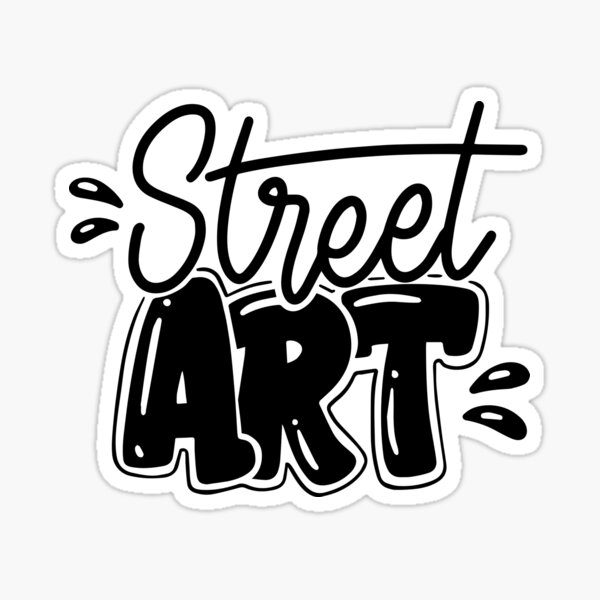 "Street Art" Sticker for Sale by mkzmerch | Redbubble