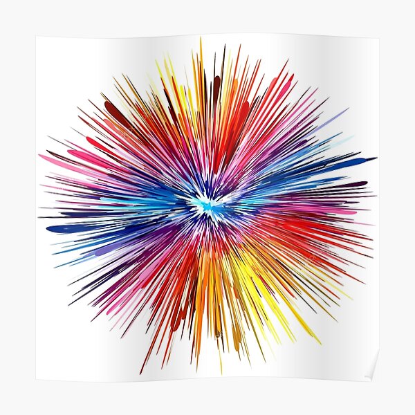 "Color explosion" Poster by ElColmenero | Redbubble