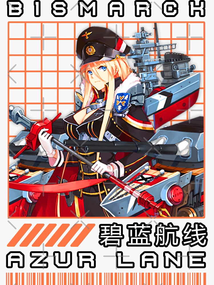 "Beautiful Model Azur Lane Retro Wave" Sticker for Sale by ...