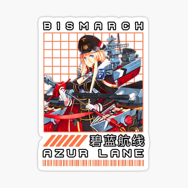 "Beautiful Model Azur Lane Retro Wave" Sticker for Sale by ...