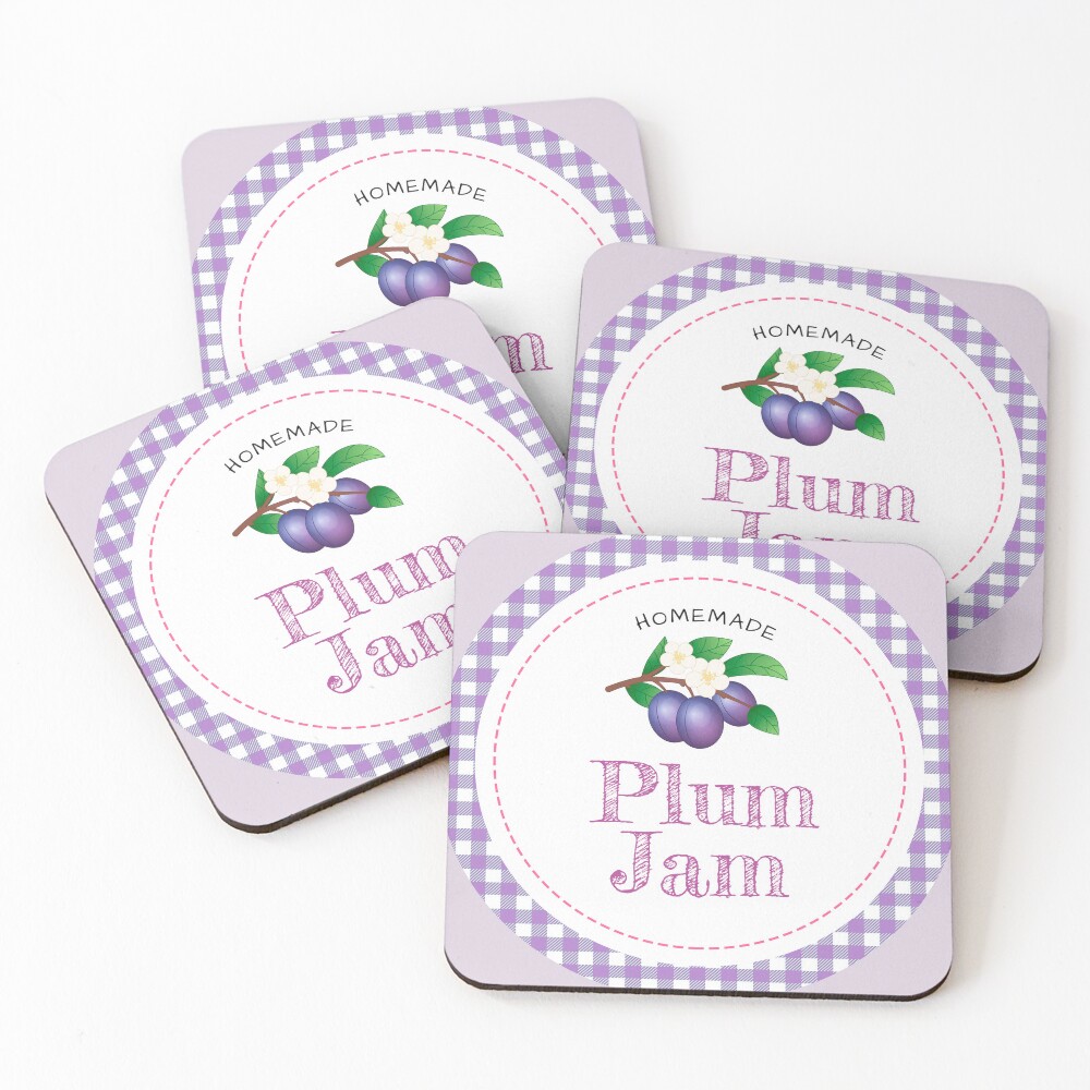 "Plum Jam Labels" Sticker for Sale by oiiii | Redbubble