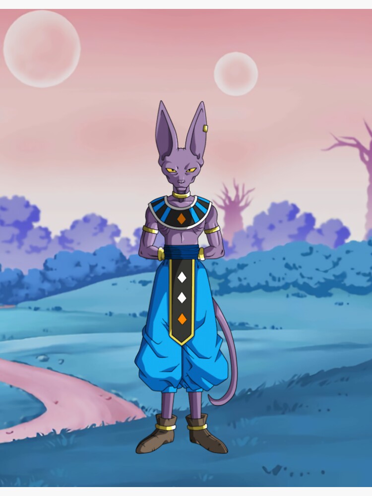 "Lord Beerus - Dragon Ball Super" Sticker for Sale by almehelmy | Redbubble