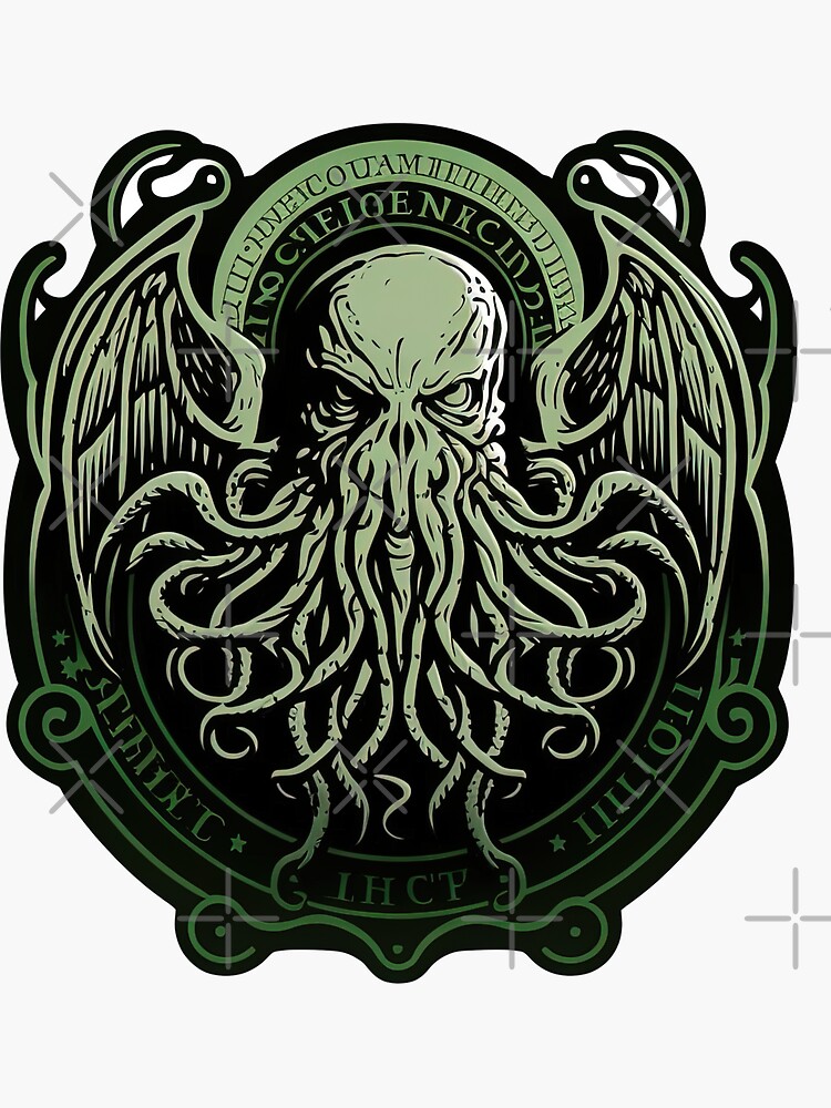 "Cthulhu Sticker 1" Sticker for Sale by A-jackson | Redbubble