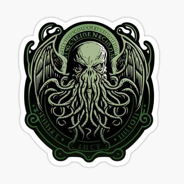"Cthulhu Sticker 1" Sticker for Sale by A-jackson | Redbubble