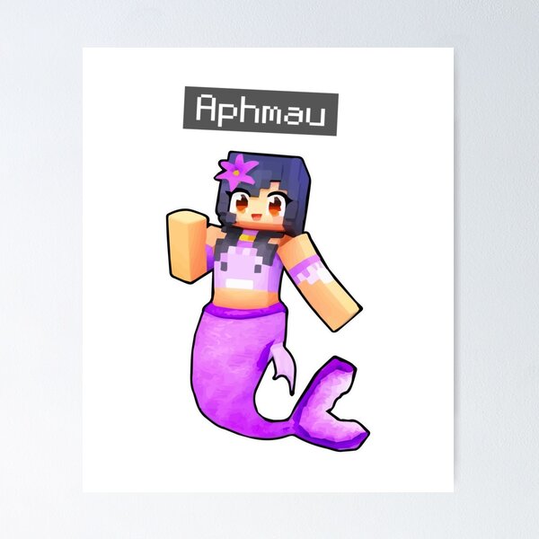 "aphmau minecraft mermaid" Poster for Sale by Anisasalazar | Redbubble
