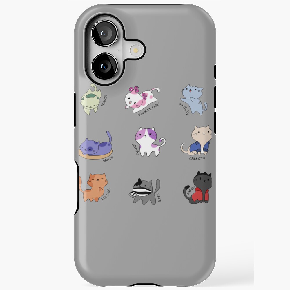"aphmau mystreet cats garroth dante travis lucinda aaron zane" Sticker ...