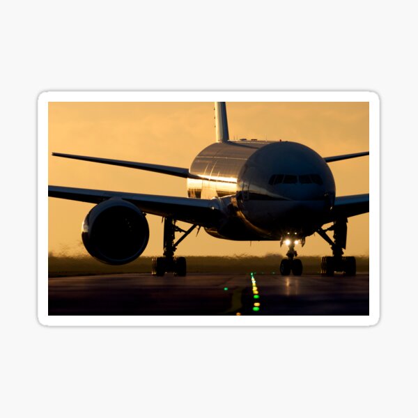 "Boeing 777" Sticker by manuspotter | Redbubble