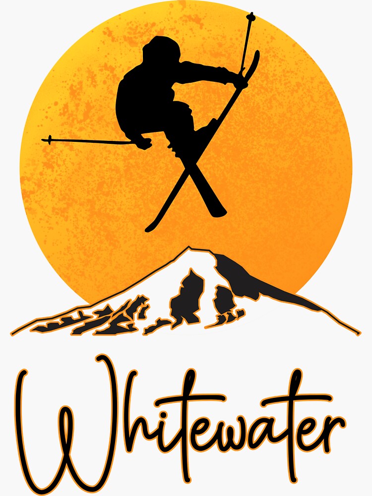 "Whitewater" Sticker for Sale by BerlinFIRE | Redbubble