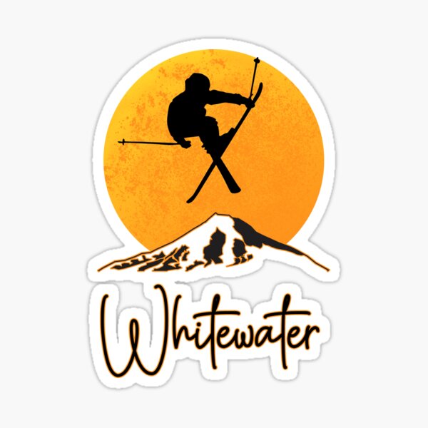 "Whitewater" Sticker for Sale by BerlinFIRE | Redbubble