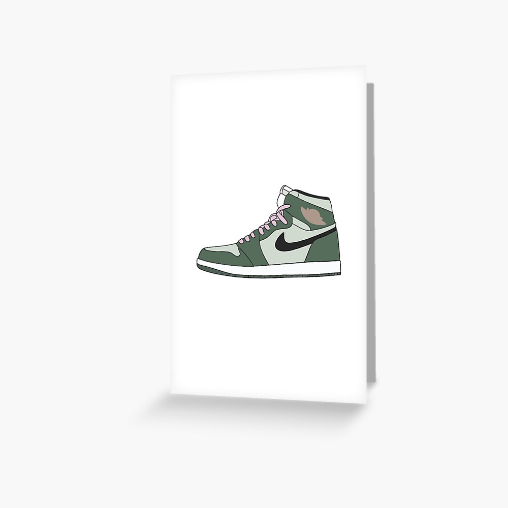 "Dutch Green Jordan 1’s" Sticker for Sale by mikaelapetty | Redbubble