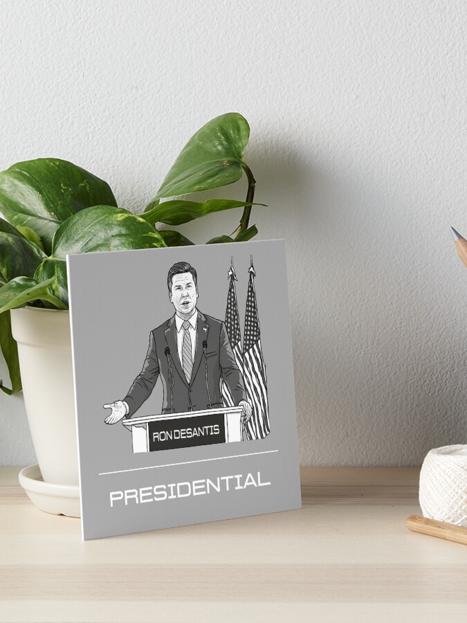 "Ron DeSantis on Stage Grey | Ron DeSantis 2024 | Ron DeSantis Stickers ...