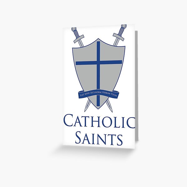 "Catholic Saints (Santa Fe College) Logo" Greeting Card for Sale by ...