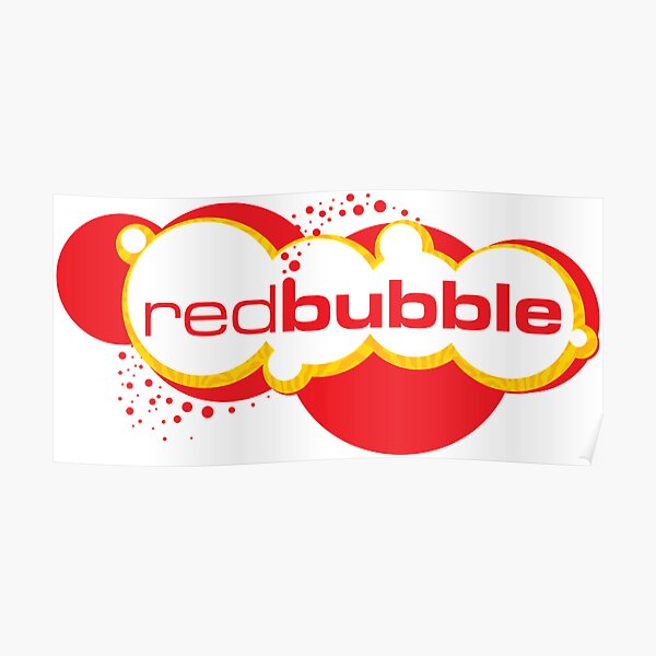 "Red Bubble Logo" Poster for Sale by edgeplus | Redbubble