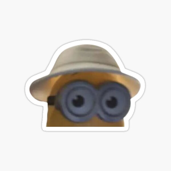 "Minion peeking meme" Sticker for Sale by sydneynightlive | Redbubble