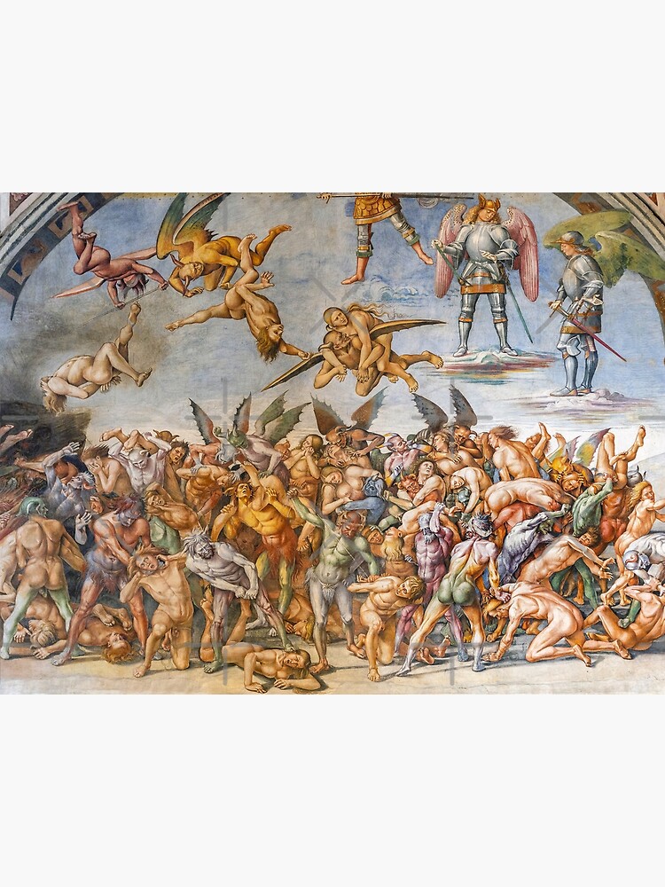 "Luca Signorelli - Damned Cast into Hell" Poster for Sale by TheALCH ...