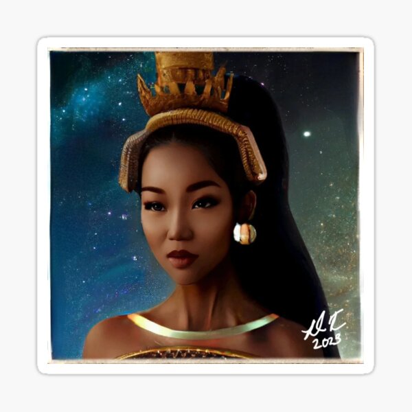 "Meleah" Sticker for Sale by AhhDru | Redbubble