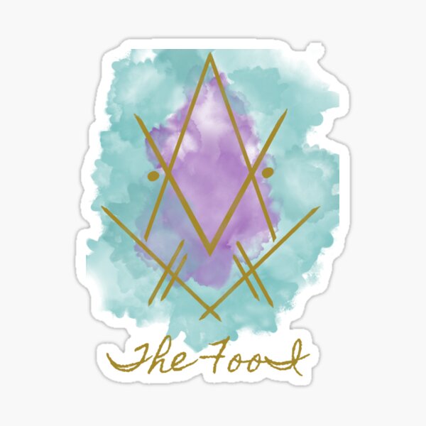 "Watercolor Tarot - The Fool" Sticker for Sale by AstralAluminum ...