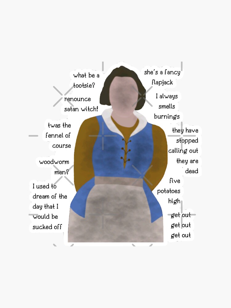 "BBC Ghosts Mary Quotes" Sticker for Sale by SmileyByLucy | Redbubble