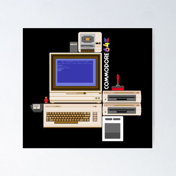 "Hail the Commodore 64" Poster for Sale by carljagt | Redbubble