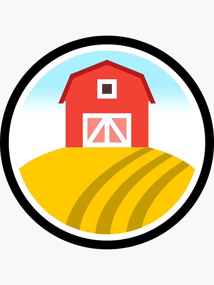 "Farm RPG Emblem" Sticker for Sale by FarmRPG | Redbubble