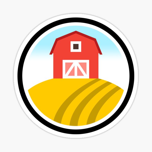 "Farm RPG Emblem" Sticker for Sale by FarmRPG | Redbubble