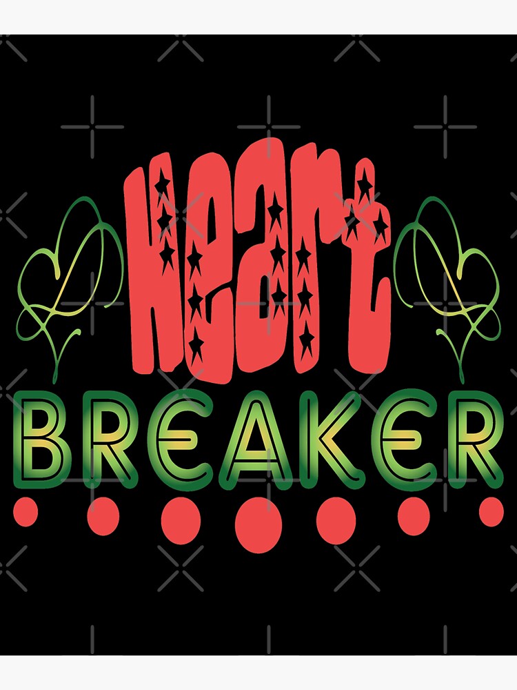 "Heart Breaker" Sticker for Sale by WhiteFoxy-Main | Redbubble