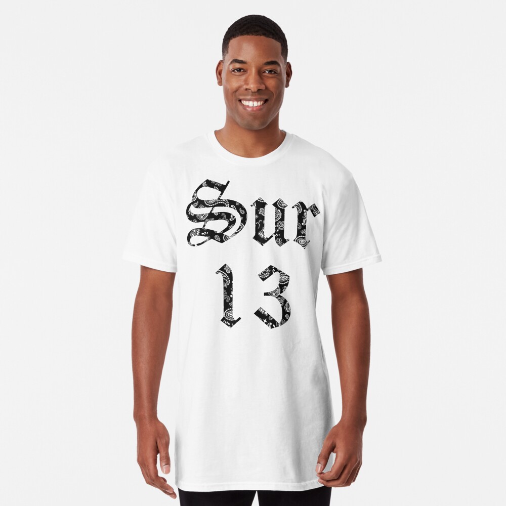 "Sur 13 Surenos Black Bandana" Sticker for Sale by DIRTYDUNNZ | Redbubble