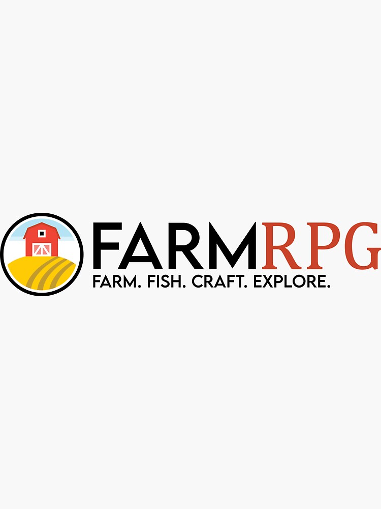 "Farm RPG Logo" Sticker for Sale by FarmRPG | Redbubble