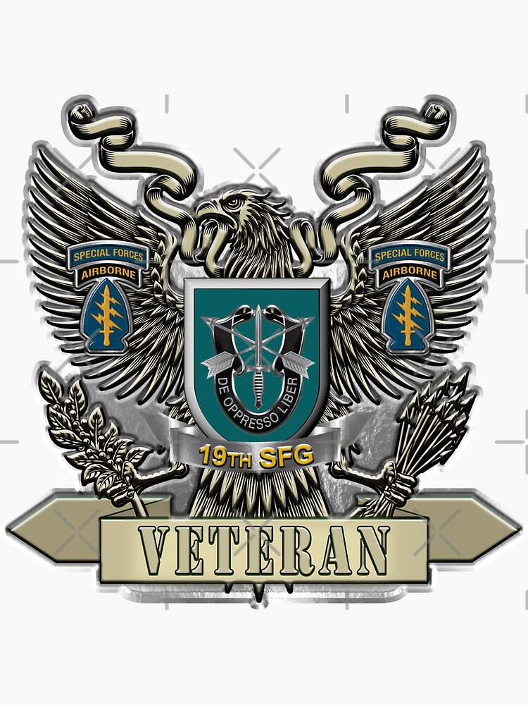 "19th Special Forces Group (Airborne)" Sticker for Sale by ...