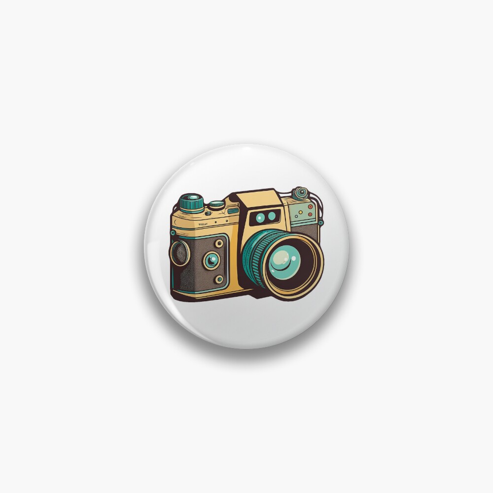 "Vintage Camera Sticker" Sticker for Sale by shonsnow | Redbubble