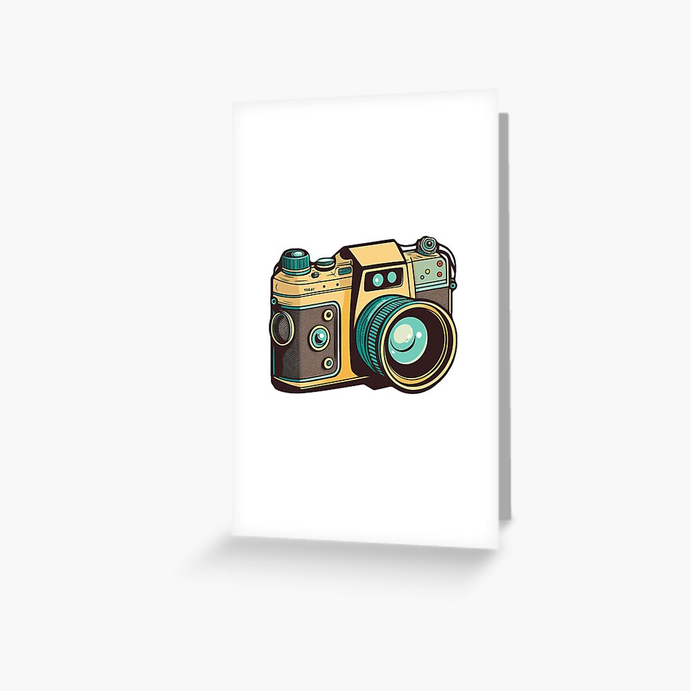"Vintage Camera Sticker" Sticker for Sale by shonsnow | Redbubble