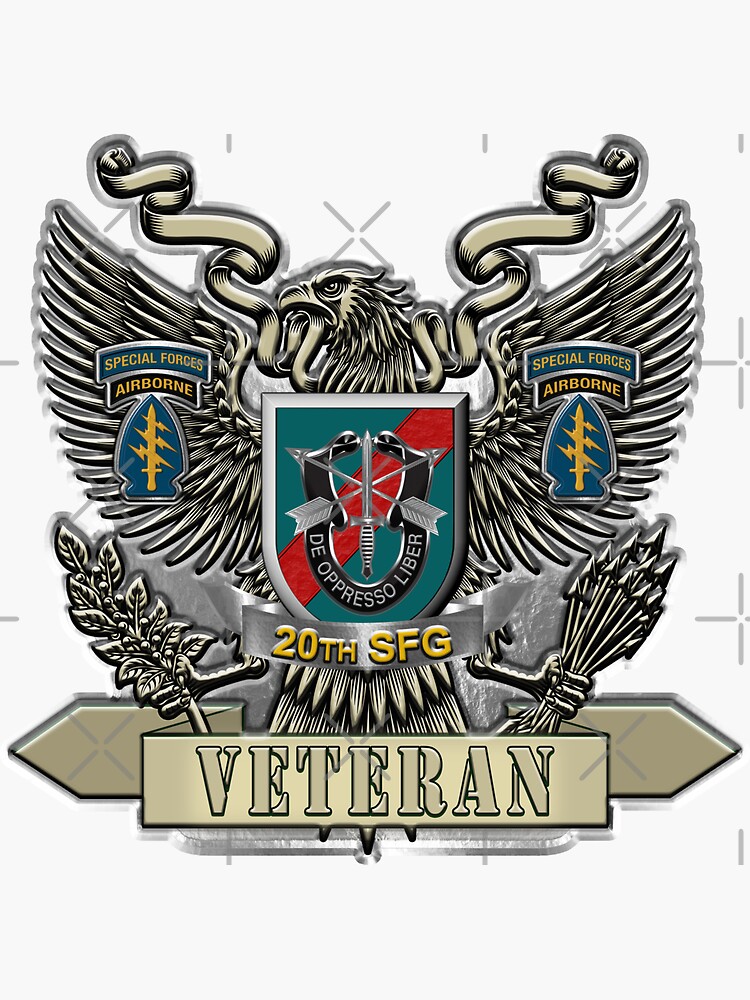 " 20th Special Forces Group (Airborne)" Sticker for Sale by ...