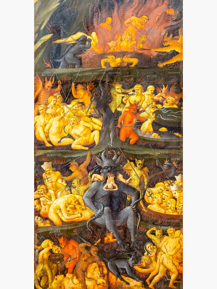 "Fra Angelico - Hell" Sticker for Sale by TheALCH | Redbubble