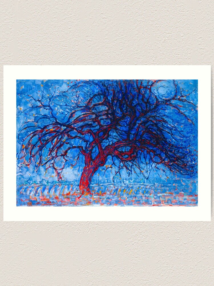 " Avond (Evening) The Red Tree (1910) by Piet Mondrian" Art Print for Sale by BossyCatHome ...