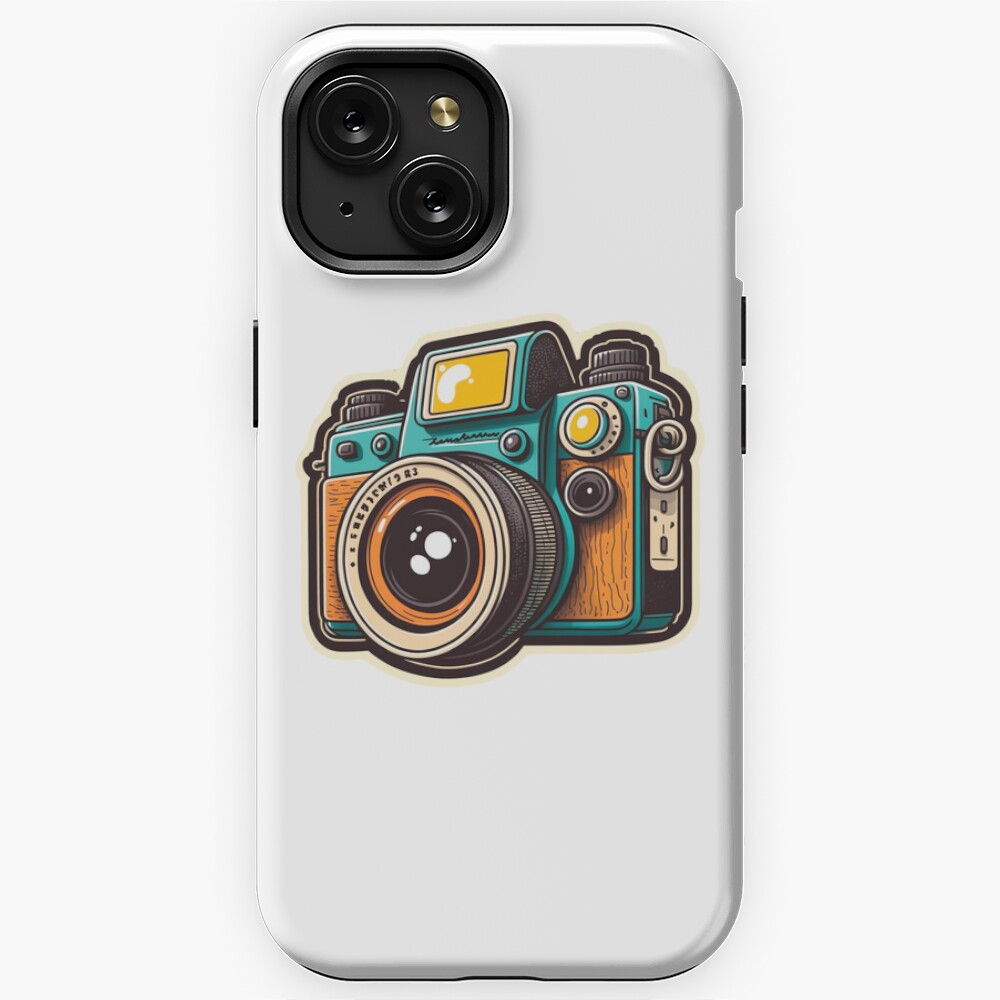 "Vintage Camera Sticker Cartoon" Sticker for Sale by shonsnow | Redbubble
